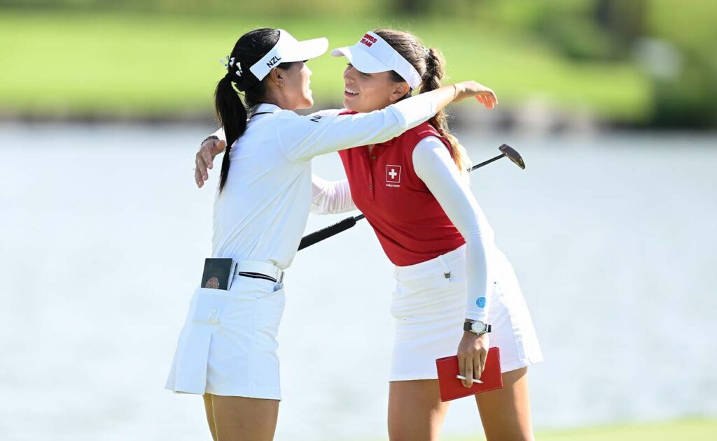 Lydia Ko, Morgane Metraux Locked at the Top